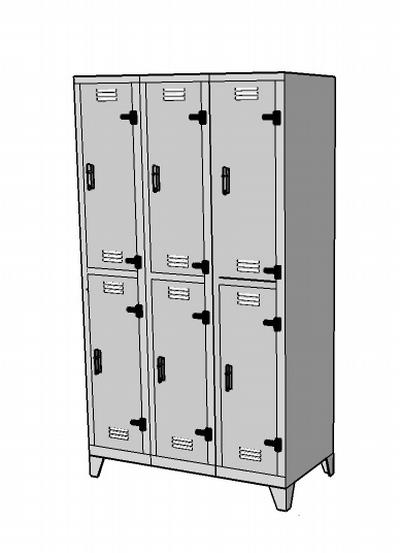 Metal locker 23-standard - Lockers for sale