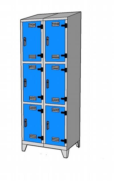 Metal Locker 26-slanted - Lockers for sale