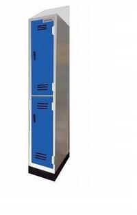Lockers - Steel locker-plinth slanted